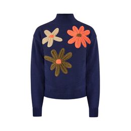 YUMI Pullover Damen Gr&ouml;&szlig;e L navy / mischfarben