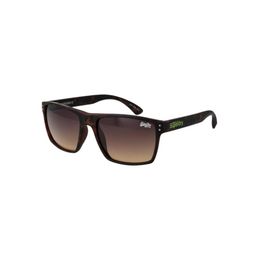 Superdry Unisex Sonnenbrille Rechtwinklig Braun | Gr.: onesize