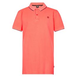 PETROL INDUSTRIES Poloshirt 'Olas' Jungen Gr&ouml;&szlig;e 104 himbeer / schwarz