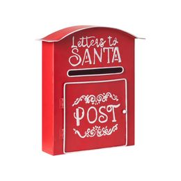 Beliani Briefkasten ESPOO in Rot/Wei&szlig; | Gr.: onesize