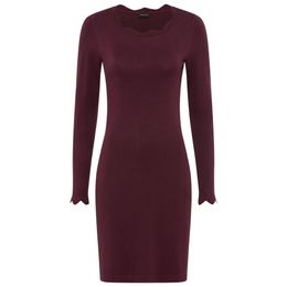 Laura Scott Strickkleid Damen Gr&ouml;&szlig;e M bordeaux