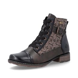 Remonte Stiefelette ' D4381 ' Damen Gr&ouml;&szlig;e 40 braun / schwarz / silber