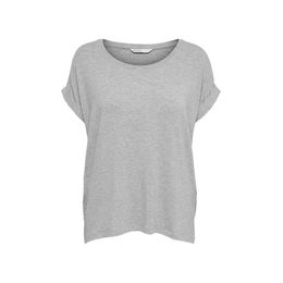 Only Moster Short Sleeve O-Neck T-Shirt Jersey in Hellgrau | Gr.: S
