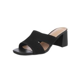 Ital-Design High-Heel Sandalette in Schwarz | Gr.: 39