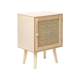 Beliani Nachttisch ALMO in Braun - (W) 38 x (H) 56 x (L) 30 cm | Gr.: onesize