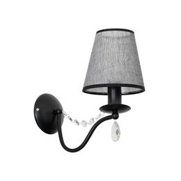 Licht-Erlebnisse Wandlampe (B)15 x (H)28 cm in Grau | Gr.: onesize