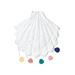 Beliani Krabbelmatte KADMEA in Wei&szlig;/Bunt - (W) 110 x (H) 3 x (L) 110 cm | Gr.: onesize