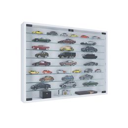 ebuy24 Glasvitrinen MandosaXXL 1 Wei&szlig; 80 x 10 cm | Gr.: onesize