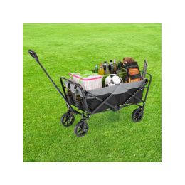 Easy Maxx EASYmaxx Bollerwagen faltbar schwarz/grau grau | Gr.: onesize