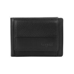 Bugatti Mini Geldb&ouml;rse ATLANTA echt Leder in schwarz | Gr.: onesize