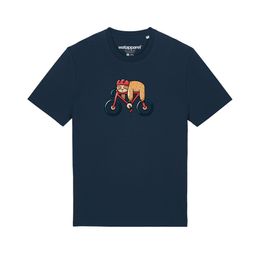 Watapparel Shirt ' Sloth ' male size XL Dark blue / Mixed colors