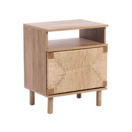 Beliani Nachttisch BONDI in Braun - (W) 49 x (H) 54 x (L) 36 cm | Gr.: onesize