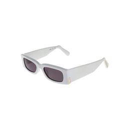 Gcds Unisex Sonnenbrille Rechtwinklig Wei&szlig; | Gr.: onesize