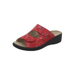 AFS-Schuhe Pantolette 'Hallux Pantoletten Damen Wechselfu&szlig;bett rot' Damen Gr&ouml;&szlig;e 39 rot