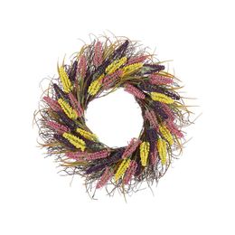 Beliani Kranz CANDELARIA in Bunt - (W) 50 x (H) 50 x (L) 7 cm Horizontal | Gr.: onesize