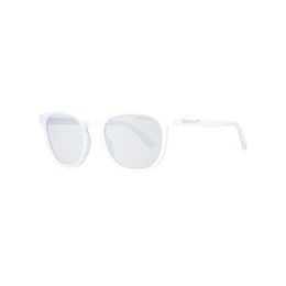 Gant M&auml;nner Sonnenbrille Rund Wei&szlig; | Gr.: onesize