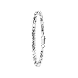 Lucardi Armband Herren Gr&ouml;&szlig;e 21 silber