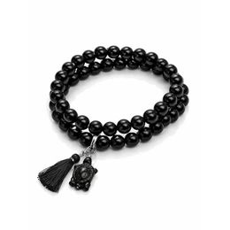 Collezione Alessandro Armband " Tartaruga " in schwarz | Gr.: onesize