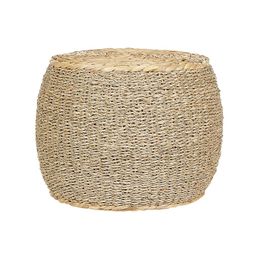 Beliani Pouf HAIPHONG in Beige/Naturfarben - (W) 40 x (H) 30 x (L) 40 cm | Gr.: onesize