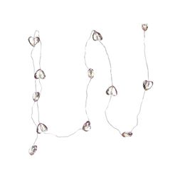 MARELIDA LED Deko Lichterkette rosa Herzen LED Valentinstag Muttertag Hochzeit 1,65m | Gr.: onesize