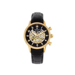 Empress Beatrice Automatikuhr Lederarmband in Gold/Black | Gr.: onesize