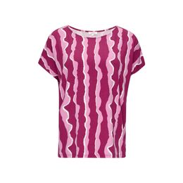 s.Oliver Shirt Damen Gr&ouml;&szlig;e L lila / altrosa / wei&szlig;