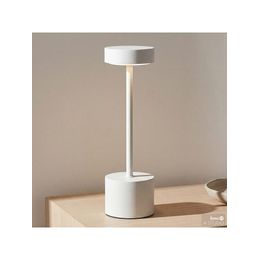 home24 Akku-Tischleuchte LIM in Beige | Gr.: onesize