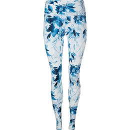 ENDURANCE ATHLECIA Athlecia Workout Pants 'Franzine' female size S Cyan blue / Dark blue / Pearl white