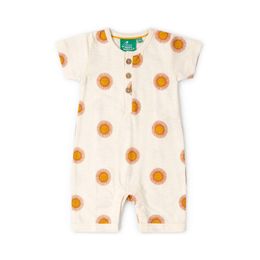 Little Green Radicals Bio-Sommerstrampler in Creme | Gr.: 0-3 MONATE