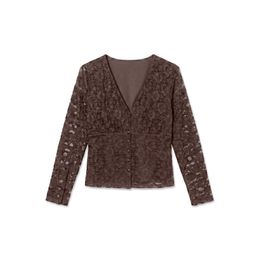 V&eacute;ro Moda Vero Moda Bluse 'VMDea' Damen Gr&ouml;&szlig;e XS schoko