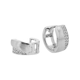 Akzent Ohrringe '"Fjella" aus 925 Sterlingsilber, rhodiniert, langlebig' Damen Gr&ouml;&szlig;e One Size silber