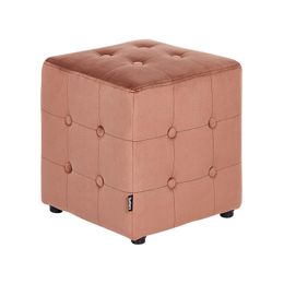 Beliani Pouf WISCONSIN in Rosa - (W) 36 x (H) 39 x (L) 36 cm | Gr.: onesize