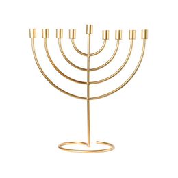 Beliani Kerzenst&auml;nder AMORA in Gold - (W) 47 x (H) 50 x (L) 23 cm | Gr.: onesize