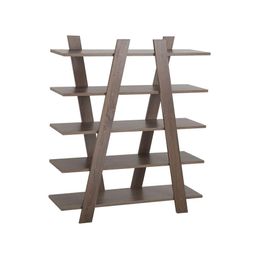 Beliani B&uuml;cherregal ESCALANTE in Braun - (W) 100 x (H) 116 x (L) 33 cm | Gr.: onesize