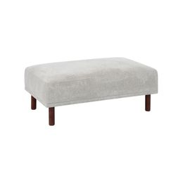 Beliani Ottomane HOLT in Grau/Braun - (W) 112 x (H) 44 x (L) 67 cm | Gr.: onesize