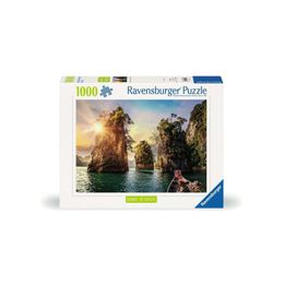 Ravensburger Puzzle 1.000 Teile Drei Felsen in Cheow, Thailand in bunt | Gr.: onesize