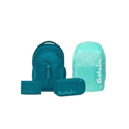Satch Schulrucksack-Set MATCH "Deep Petrol" 4-teilig in Blau | Gr.: onesize