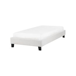 Beliani Einzelbett ROANNE in Grau/Braun - (W) 100 x (H) 29 x (L) 213 cm | Gr.: onesize