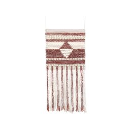 Beliani Wandbehang SAIF in Rot/Beige - (W) 43 x (H) 90 x (L) 1 cm Vertikal | Gr.: onesize