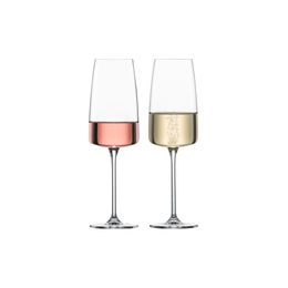 Zwiesel Glas 2er Set Sektgl&auml;ser Vivid Senses 388 ml transparent in transparent | Gr.: onesize