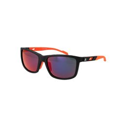 Adidas Sport M&auml;nner Sonnenbrille Rechtwinklig Schwarz | Gr.: onesize