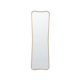 Beliani Wandspiegel BRIEUC in Gold - (W) 50 x (H) 160 x (L) 2 cm Vertikal | Gr.: onesize