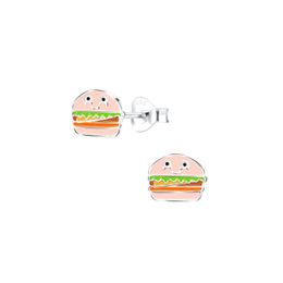 Alexander York Kinderohrstecker BURGER in 925 Sterling Silber, 2-tlg. | Gr.: onesize