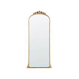 Beliani Wandspiegel LIVRY in Gold - (W) 51 x (H) 114 x (L) 3 cm Vertikal | Gr.: onesize