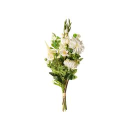 Beliani K&uuml;nstlicher Blumenstrau&szlig; LOURO in Wei&szlig; - (W) 35 x (H) 70 x (L) 35 cm | Gr.: onesize