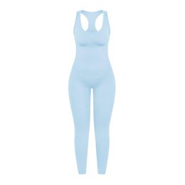 Smilodox Jumpsuit ' Seamless Elsie ' Damen Gr&ouml;&szlig;e L hellblau
