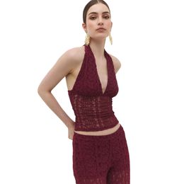 No Matter What Top female size M Bordeaux