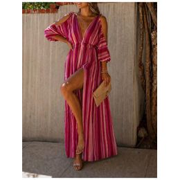 Milan Kiss Kleid in Pink/ Lila - 60% | Gr&ouml;&szlig;e S | Damen-kleider