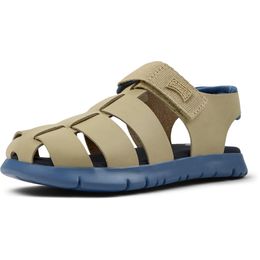 Camper Sandale 'Oruga' M&auml;dchen Gr&ouml;&szlig;e 38 beige / blau