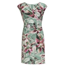 Swing Kleid in Gr&uuml;n/ Bunt - 65% | Gr&ouml;&szlig;e 40 | Damen-kleider